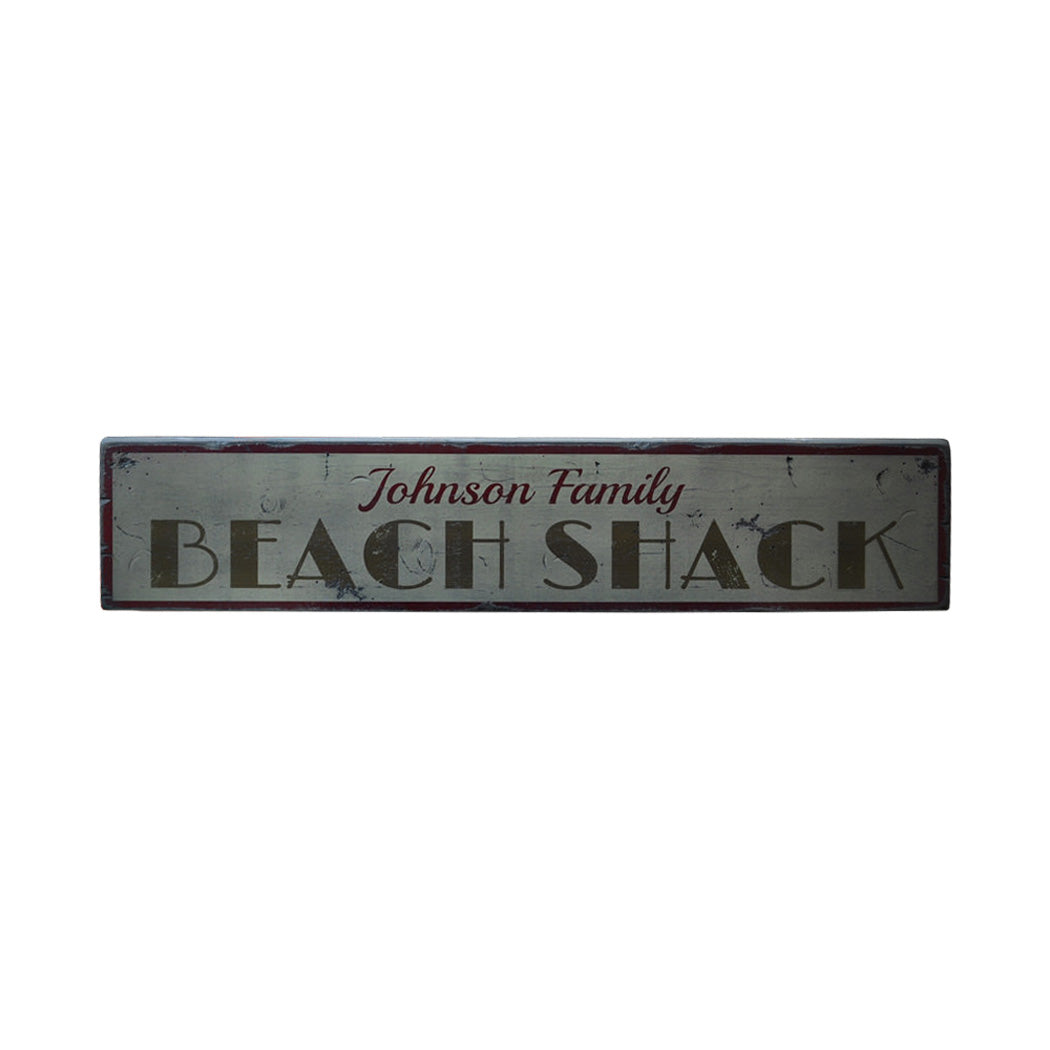Beach Shack Rustic Wood Sign – Lizton Sign Shop