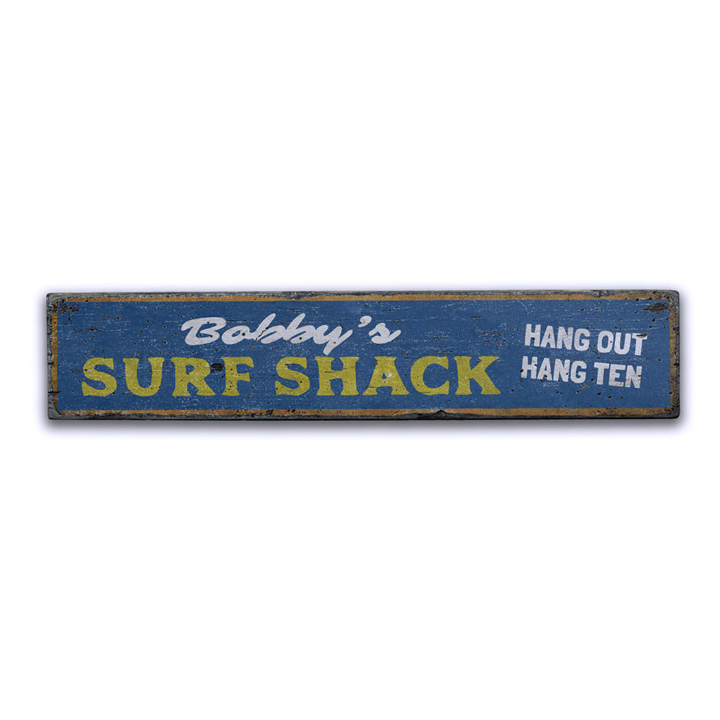 Hang Out Hang Ten Rustic Wood Sign – Lizton Sign Shop