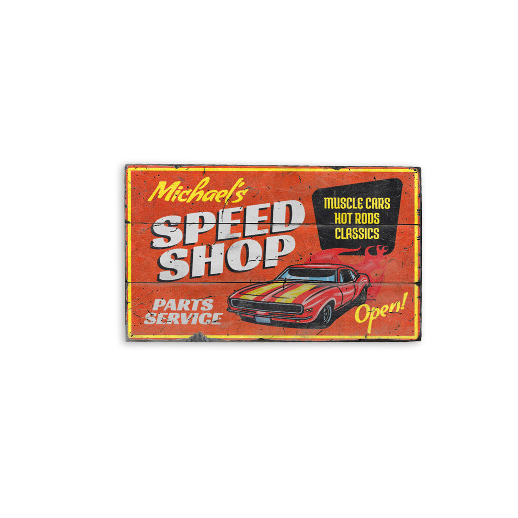 Parts and Service Speed Shop Rustic Wood Sign – Lizton Sign Shop