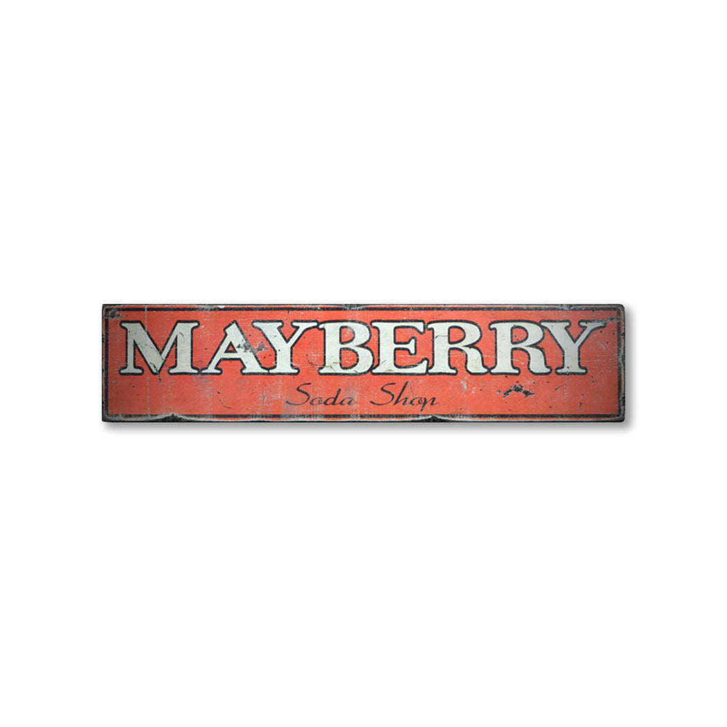 Soda Shop Rustic Wood Sign – Lizton Sign Shop