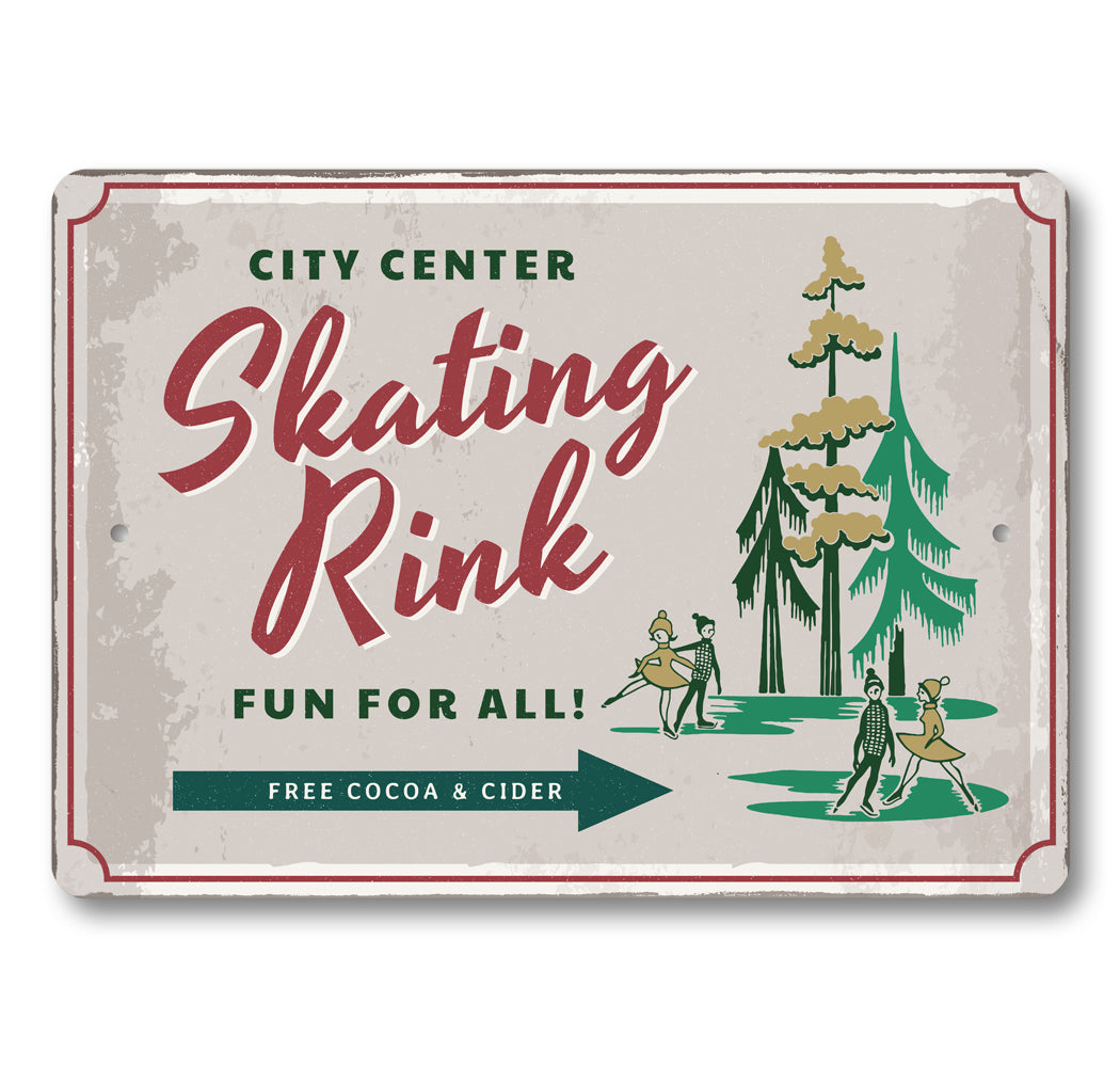 City Center Skating Rink Sign – Lizton Sign Shop