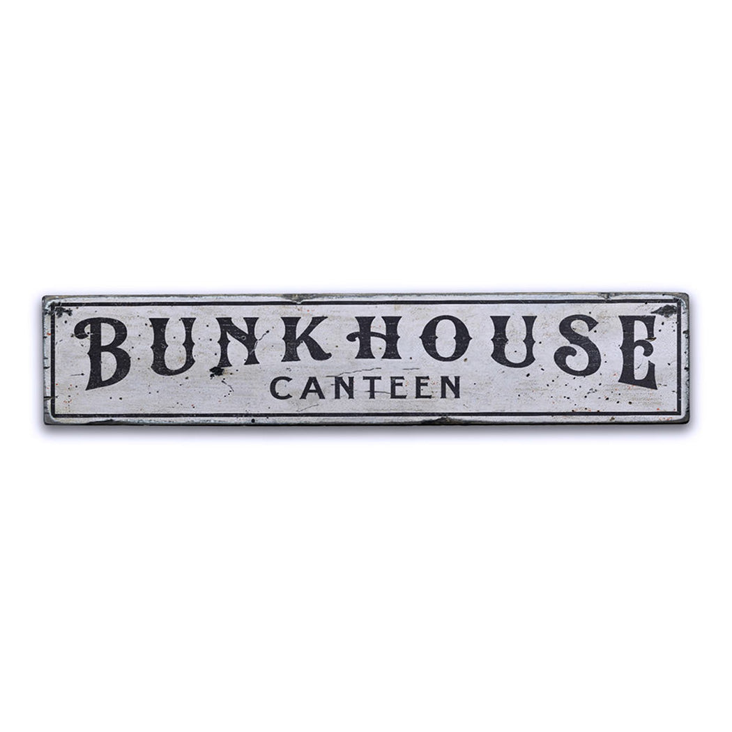 Bunkhouse Rustic Wood Sign – Lizton Sign Shop