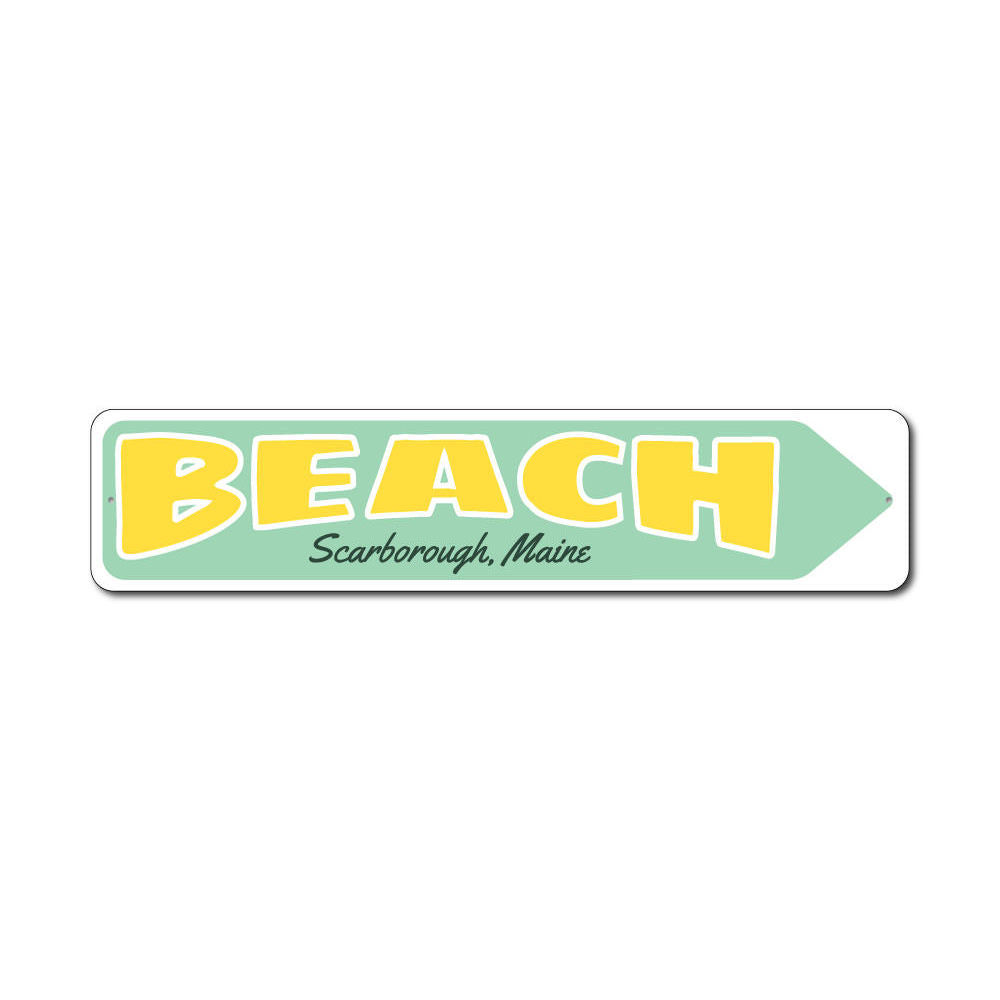 Beach City State Arrow Sign – Lizton Sign Shop