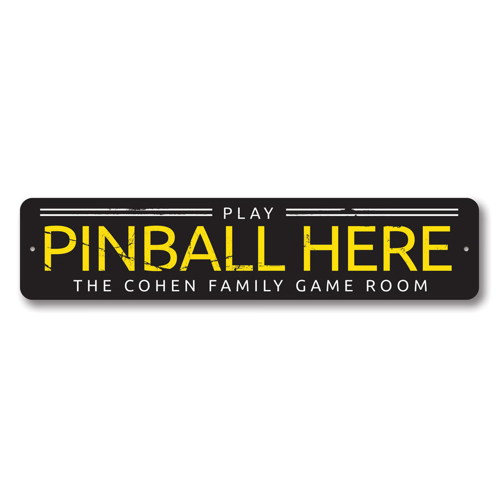 Pinball Sign – Lizton Sign Shop