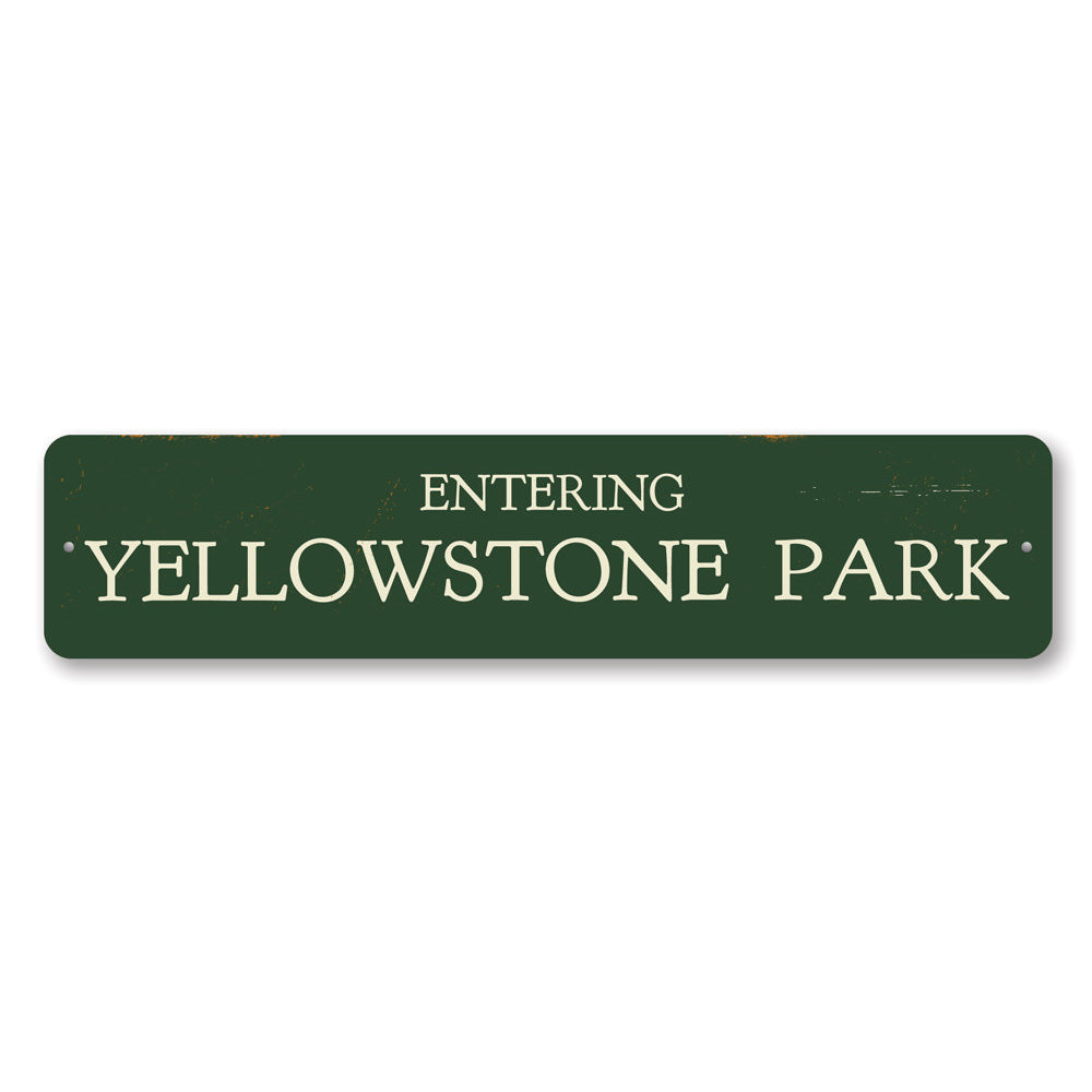Entering Park Sign – Lizton Sign Shop
