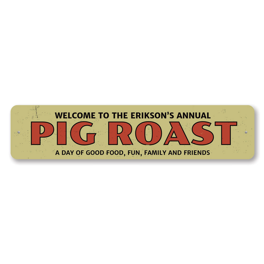 Annual Pig Roast Sign – Lizton Sign Shop