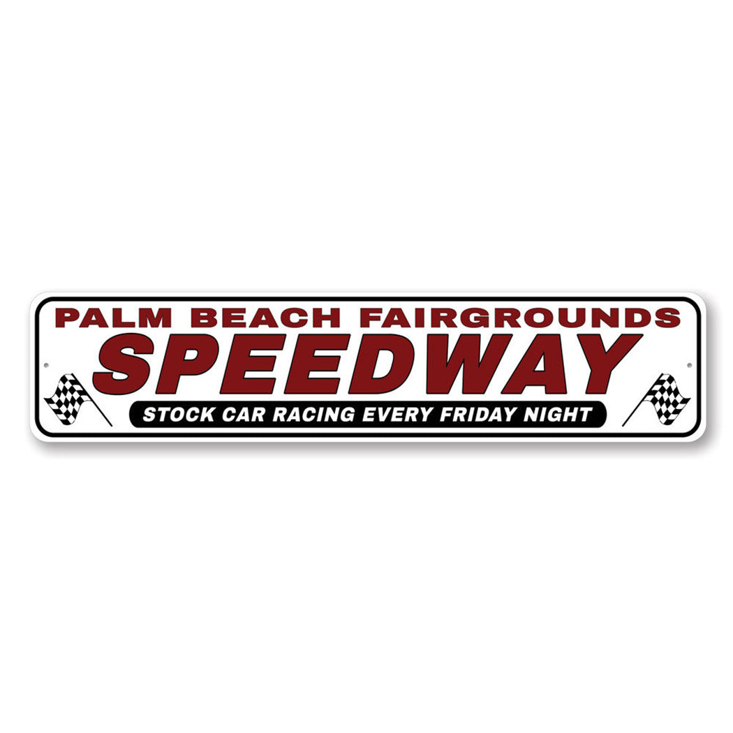 Palm Beach Speedway Signs – Lizton Sign Shop