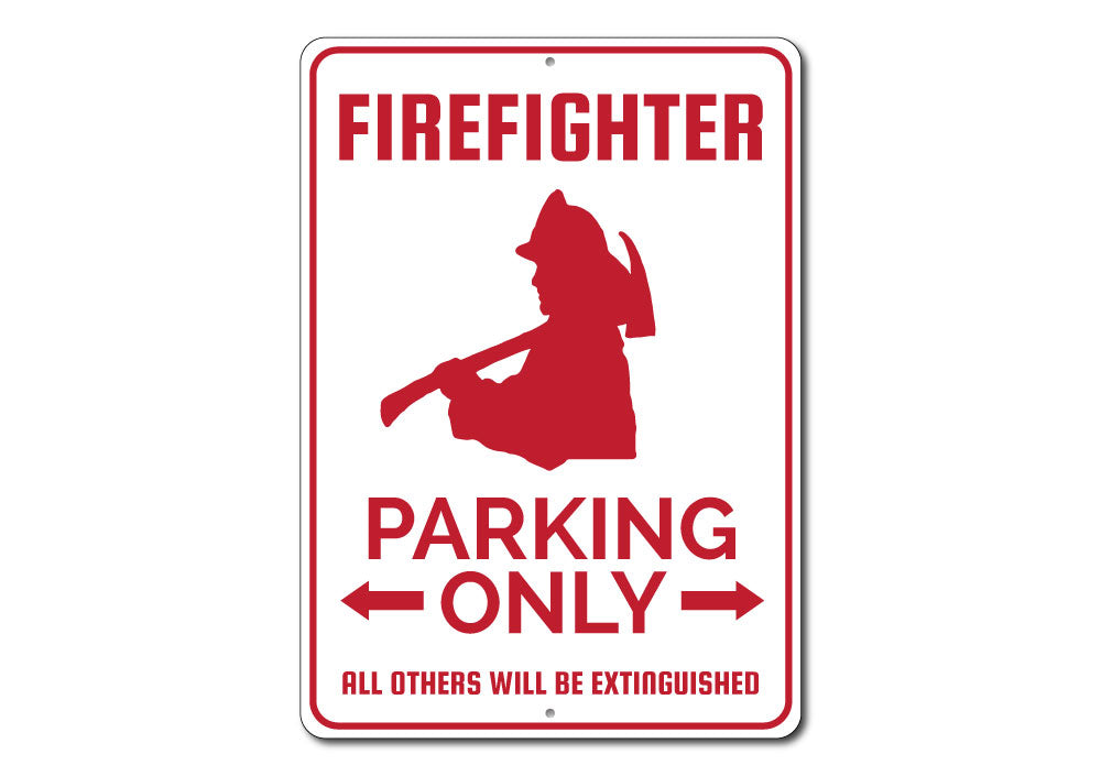 Firefighter Parking Sign – Lizton Sign Shop