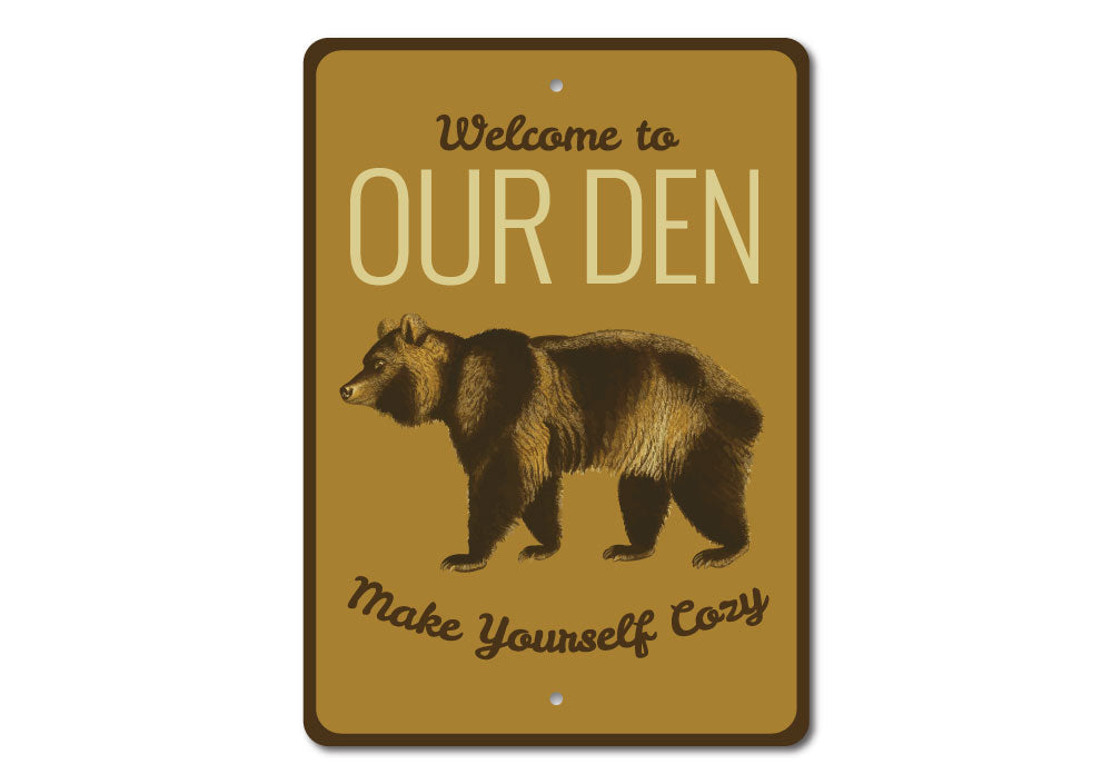 Bear Den Sign – Lizton Sign Shop