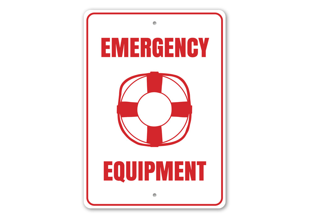 Emergency Equipment Sign – Lizton Sign Shop
