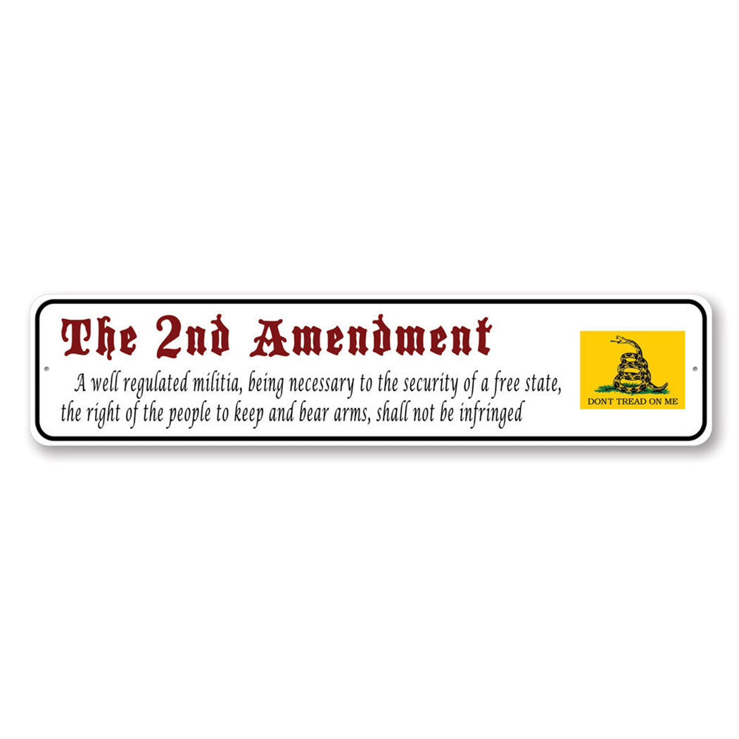 2nd Amendment Sign – Lizton Sign Shop