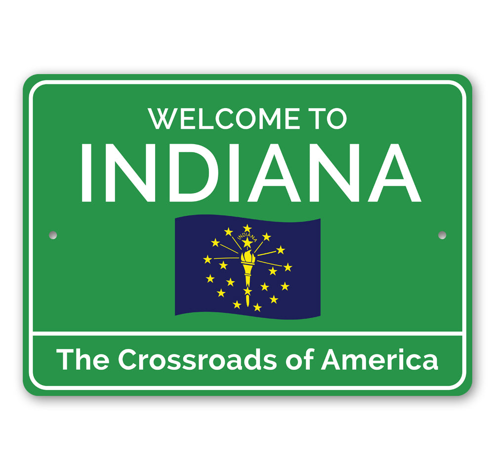 Indiana Welcome Sign – Lizton Sign Shop