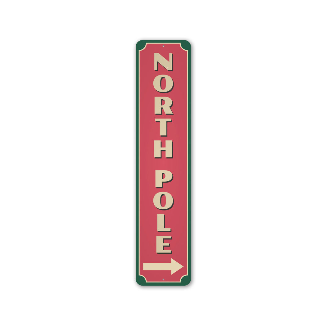 North Pole Sign | The Lizton Sign Shop