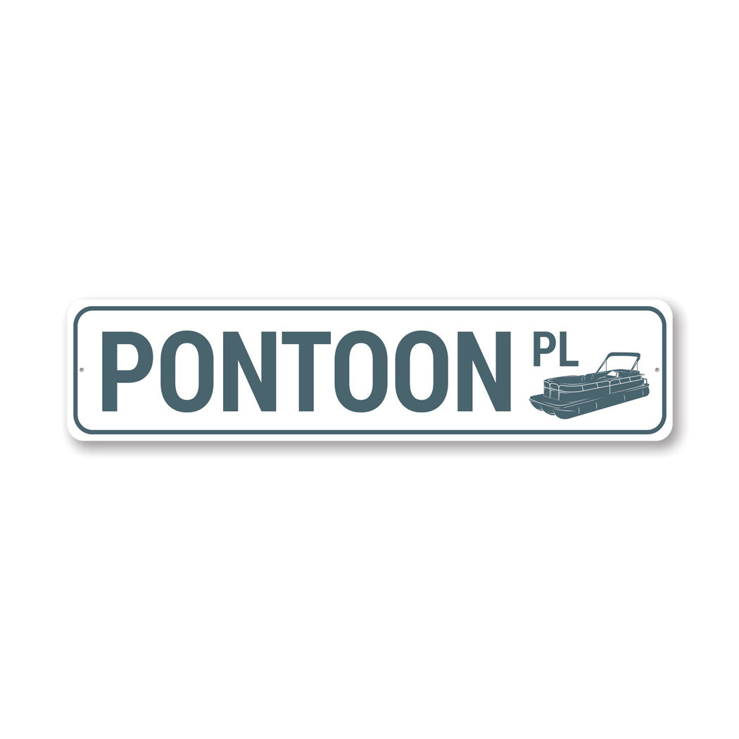 Pontoon Place Sign – Lizton Sign Shop