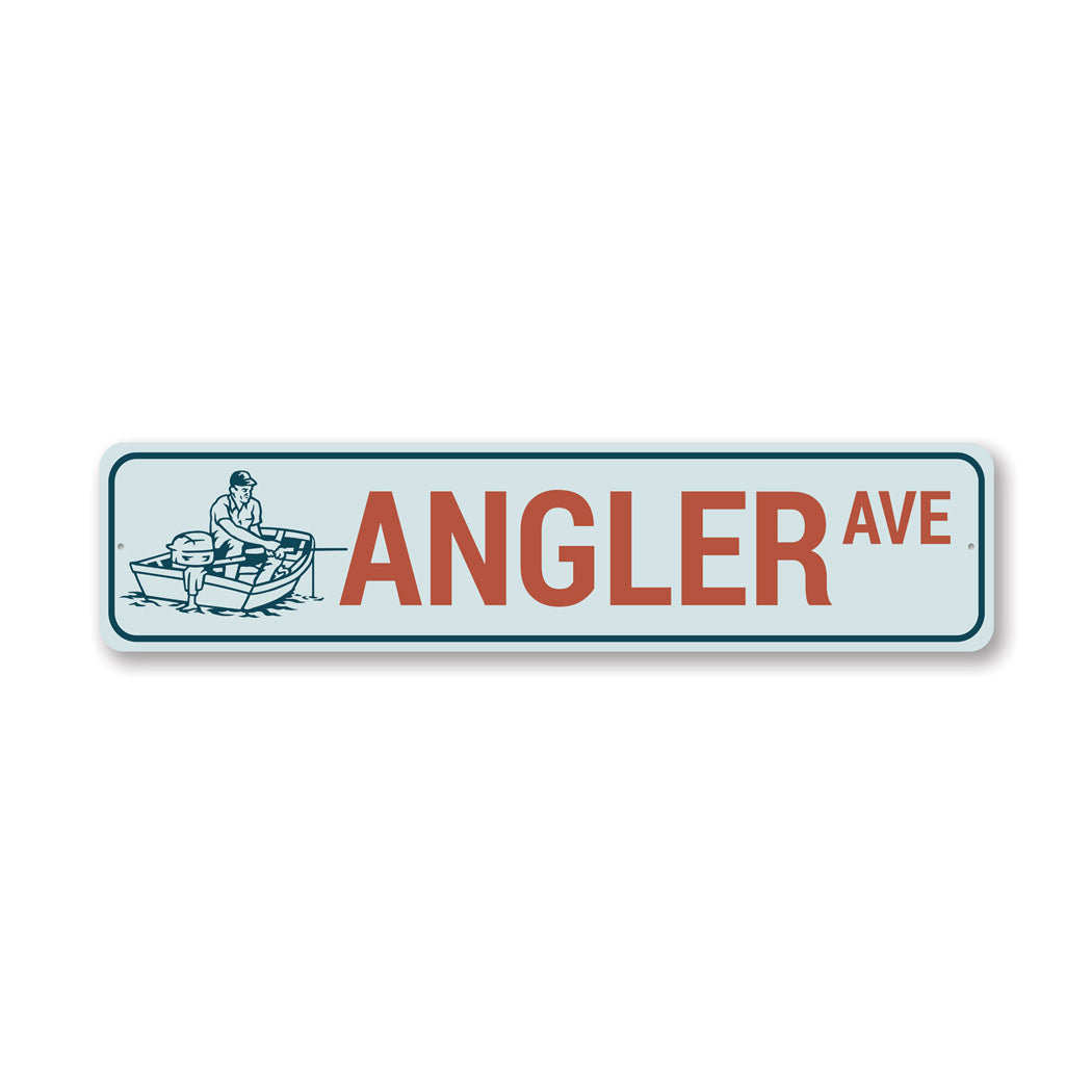 Angler Avenue Sign – Lizton Sign Shop