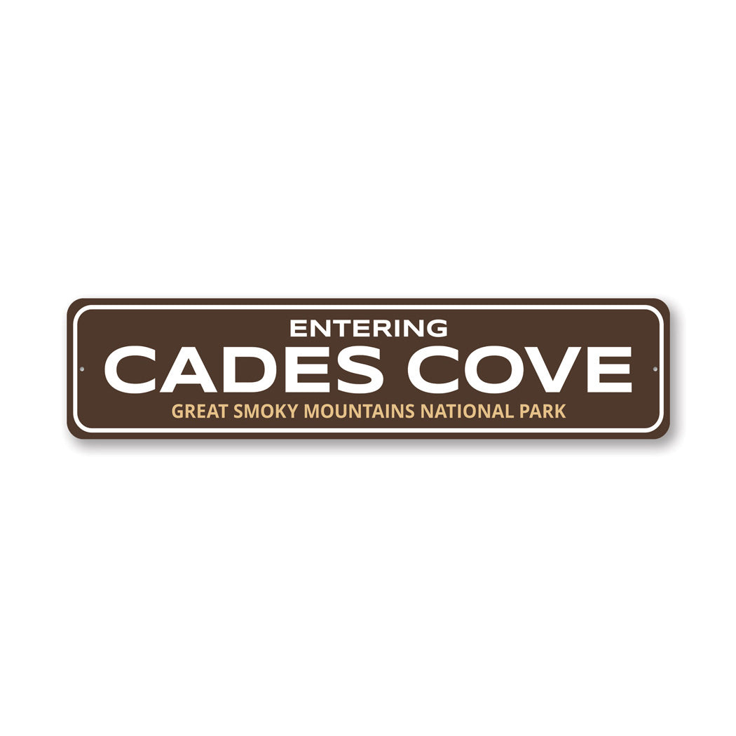 Cades Cove Great Smoky Mountains Park Sign – Lizton Sign Shop