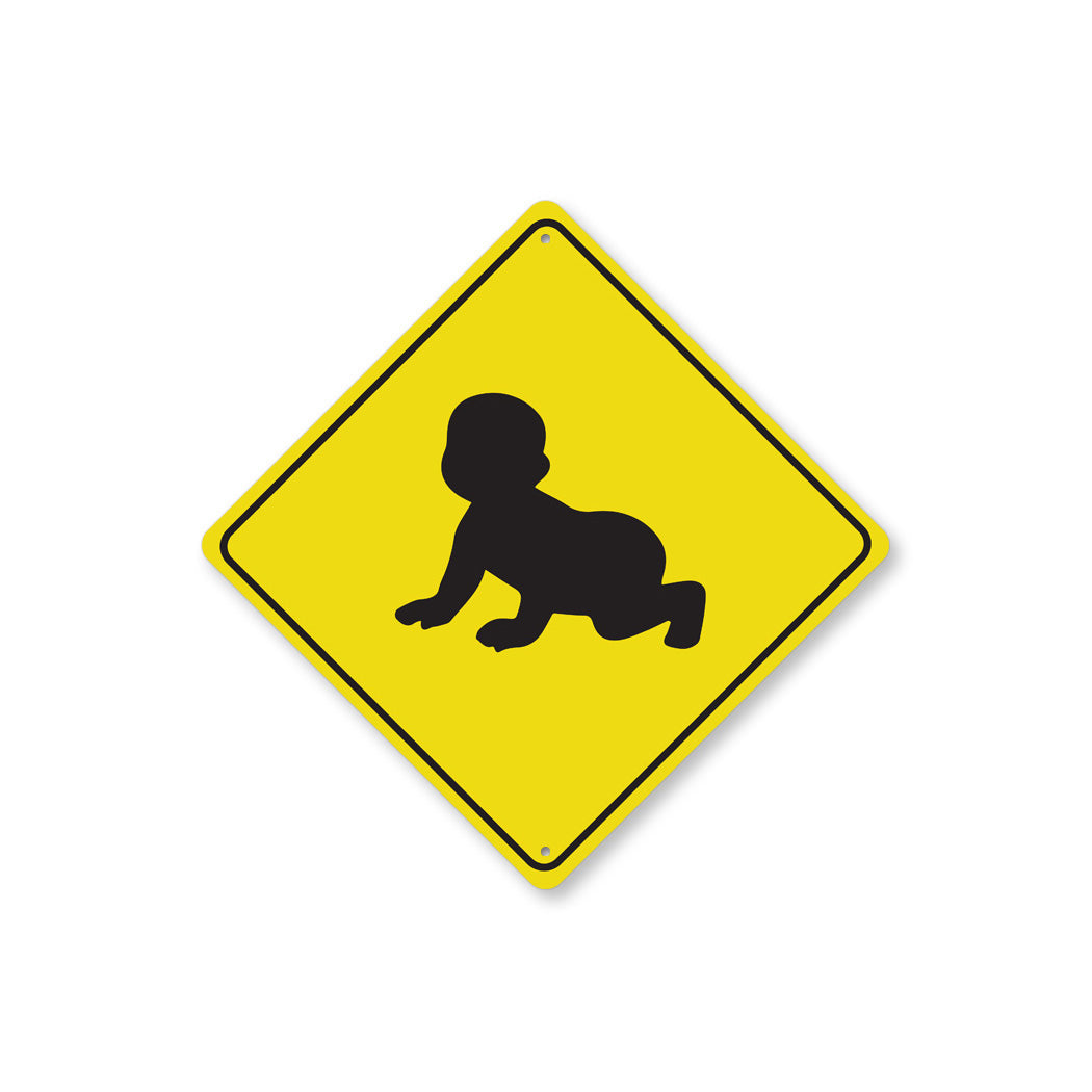 Baby Crossing Diamond Sign – Lizton Sign Shop