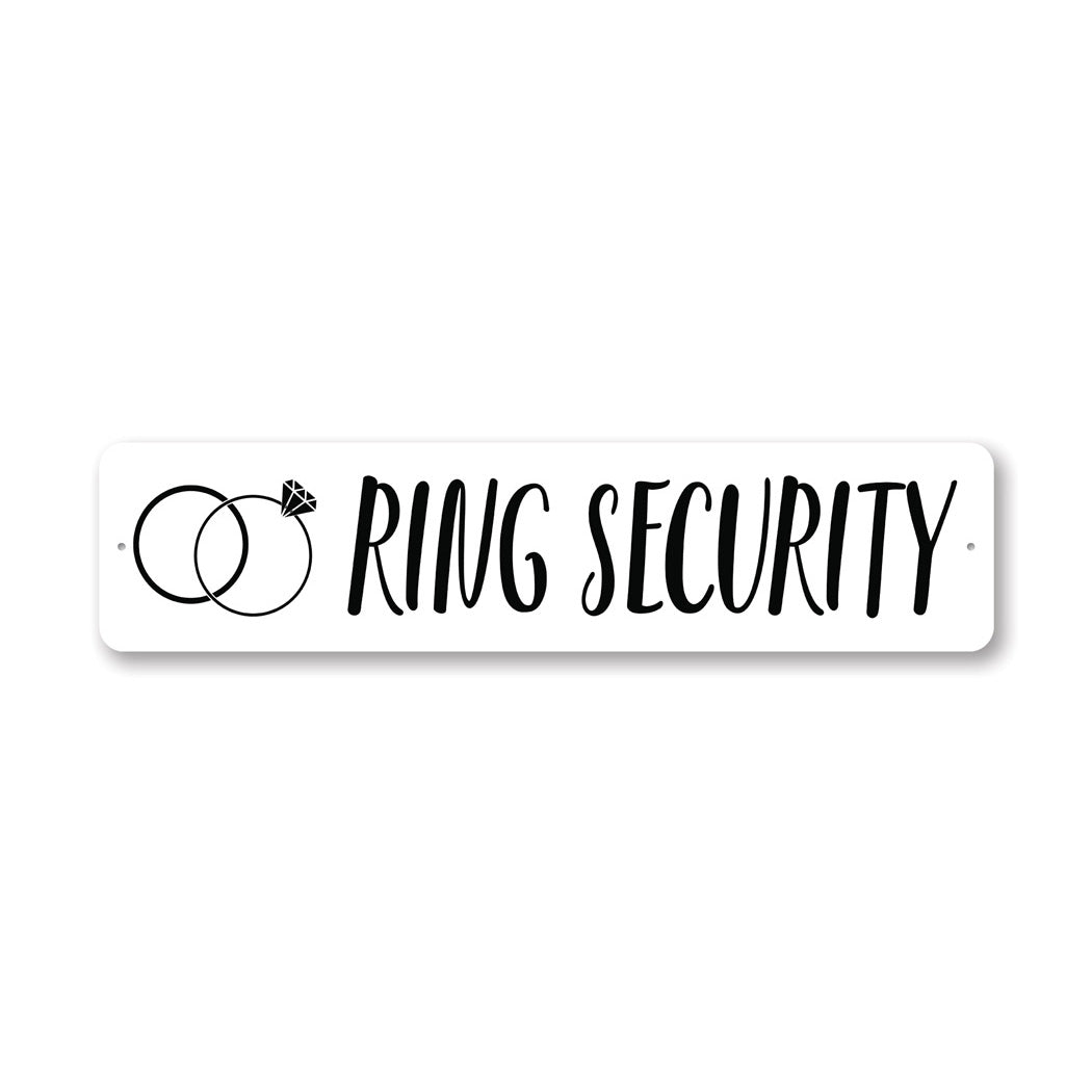 Ring Security Sign – Lizton Sign Shop