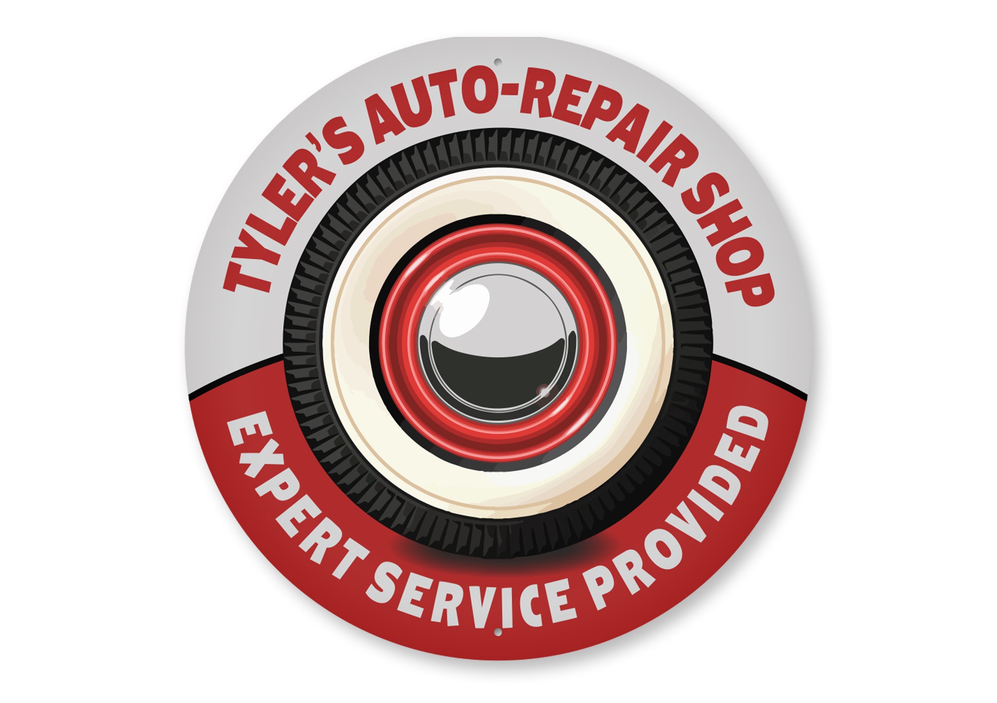 Personalized Auto Repair Shop Sign – Lizton Sign Shop