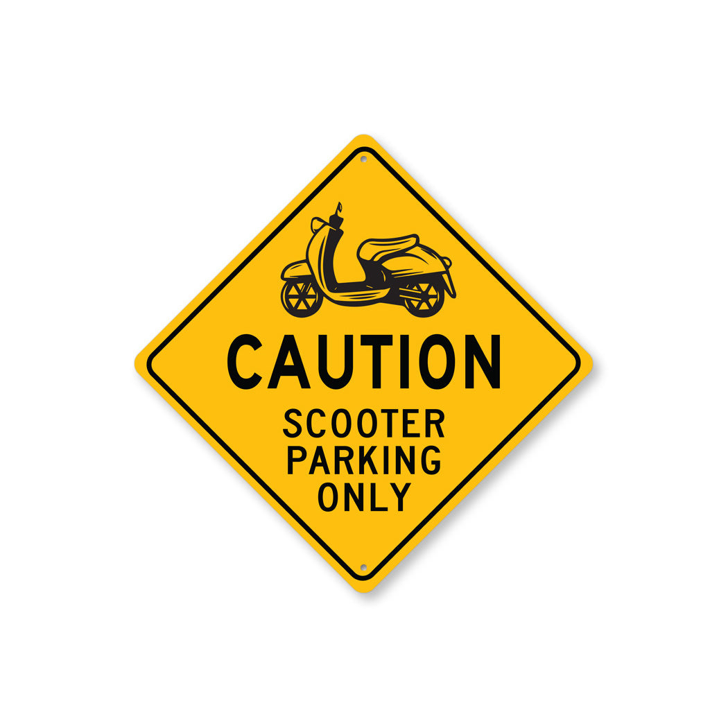 Scooter Parking Only Sign – Lizton Sign Shop