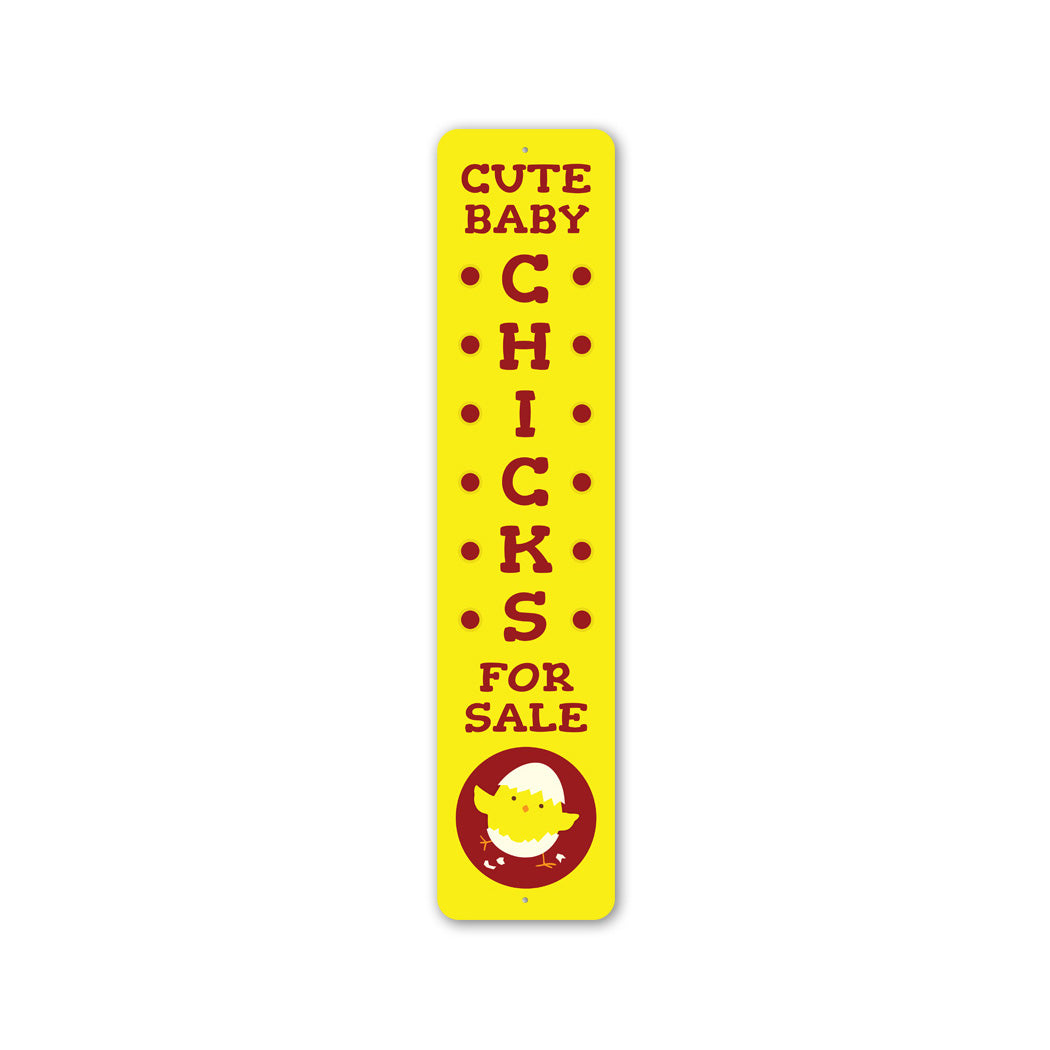 Cute Baby Chicks For Sale Sign – Lizton Sign Shop