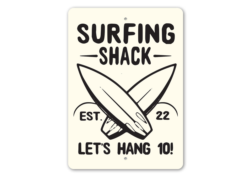 Lets Hang 10 Sign – Lizton Sign Shop