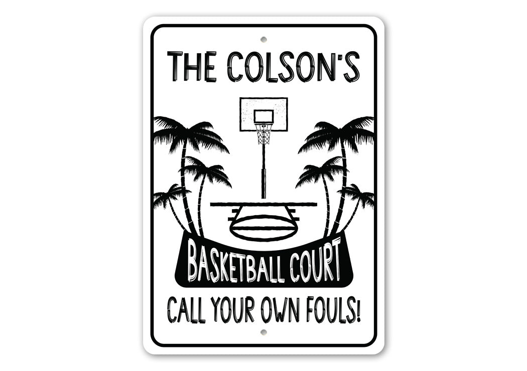 Custom Basketball Name Sign – Lizton Sign Shop