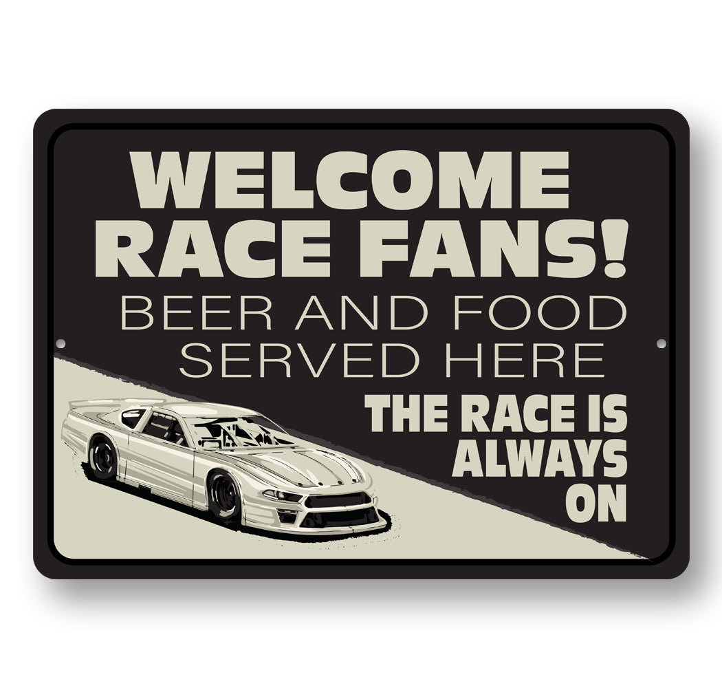 Racing Fan Lounge Sign – Lizton Sign Shop