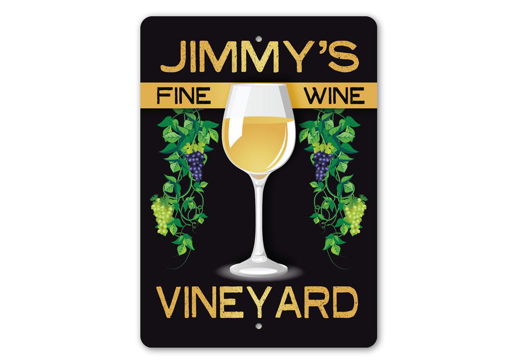 Personalized Vineyard Sign – Lizton Sign Shop