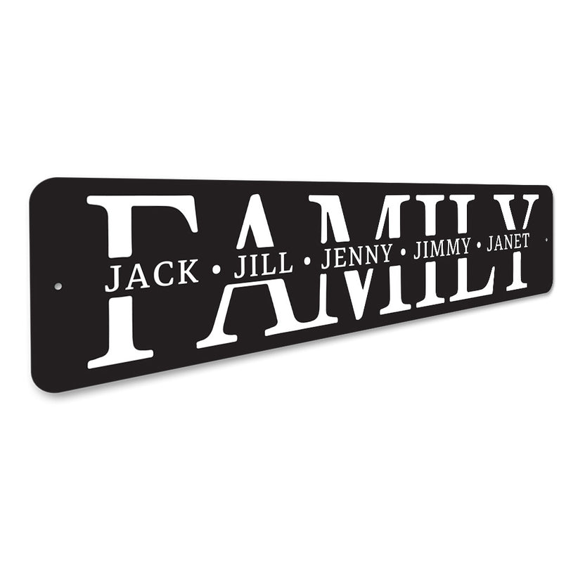 Family Signs | The Lizton Sign Shop