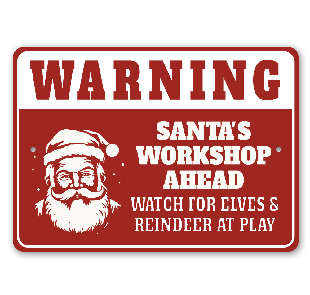 Santas Workshop Sign Printable Free Printable Santa's Workshop Sign