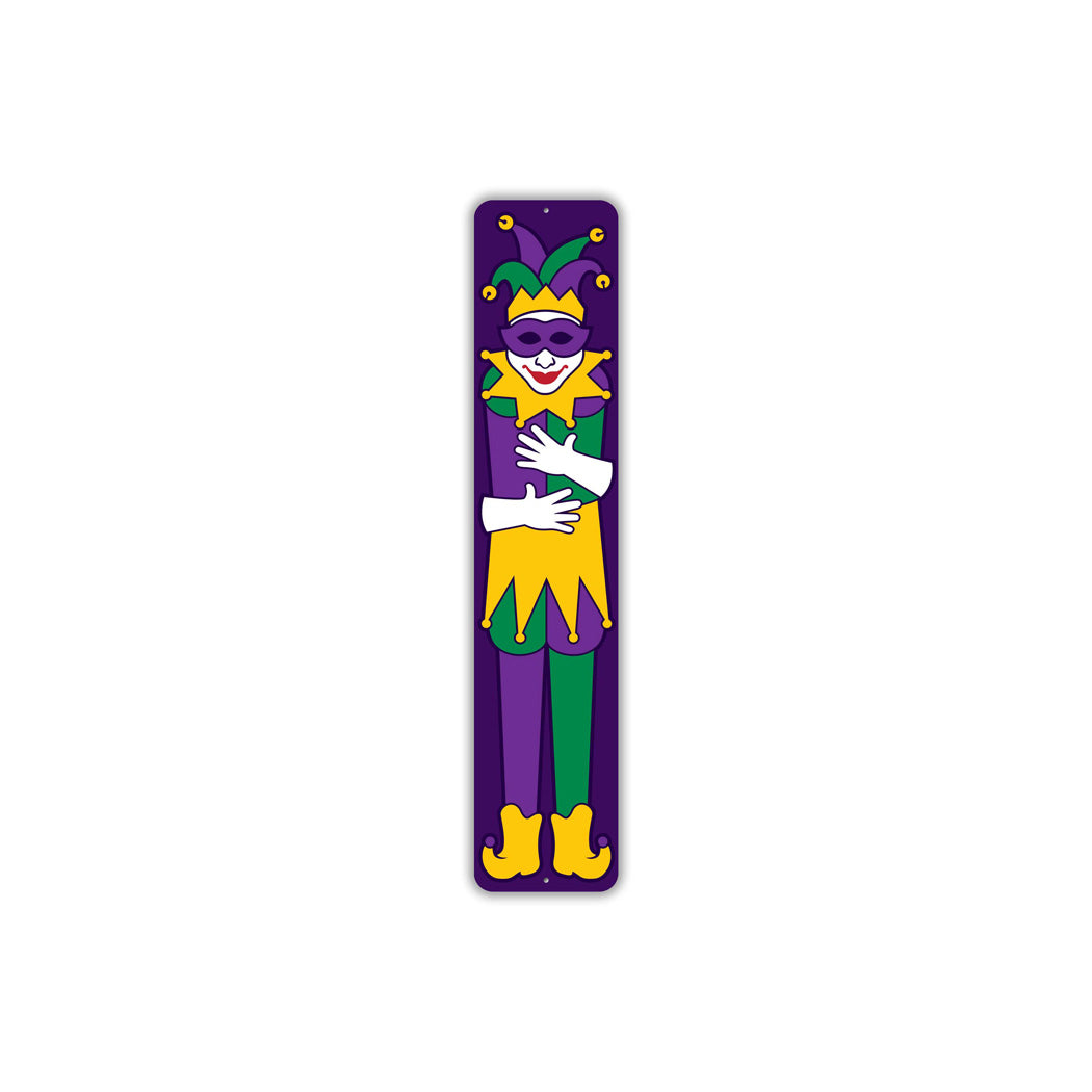 Mardi Gras Jester Sign – Lizton Sign Shop