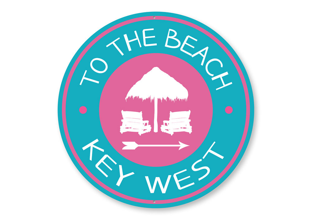 Key West Arrow Sign – Lizton Sign Shop